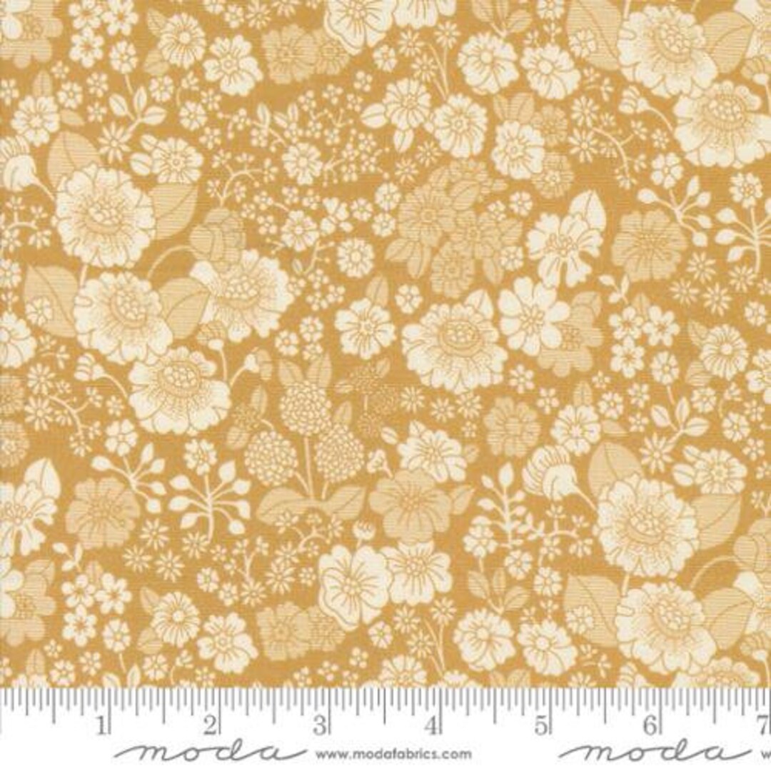 Chelsea Garden - Goldenrod by Moda Fabrics, 1/2 Yard, 33745 15 - Etsy