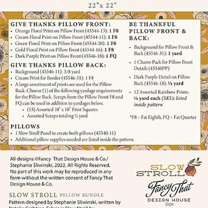 Slow Stroll Pillow Bundle by Natalie Crabtree for Fancy That Design ...