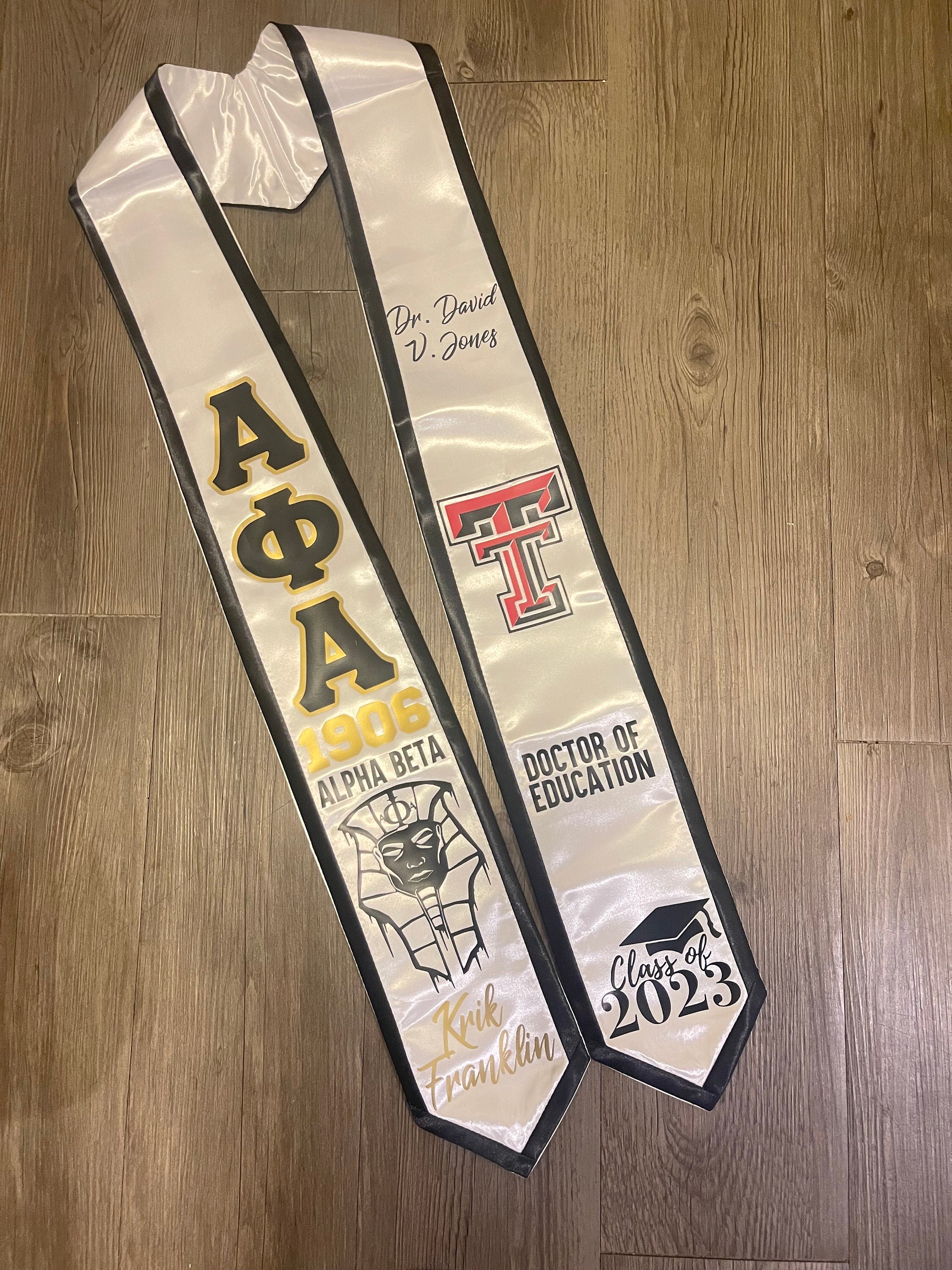 Alpha Phi Alpha Pharaoh Stole - Etsy