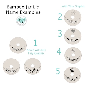 Engraved Customized Bamboo Lid W/ Straw | Regular Mouth | NO Vinyl ...