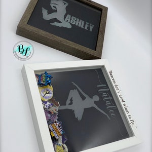 Dance Competition Pin Shadow Box | Dance Pin Box | Dancer Frame ...