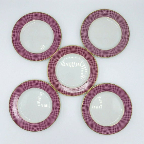 Block Spal Sunset 1980 Set of 5 Plates 6.25 Diameter | Etsy