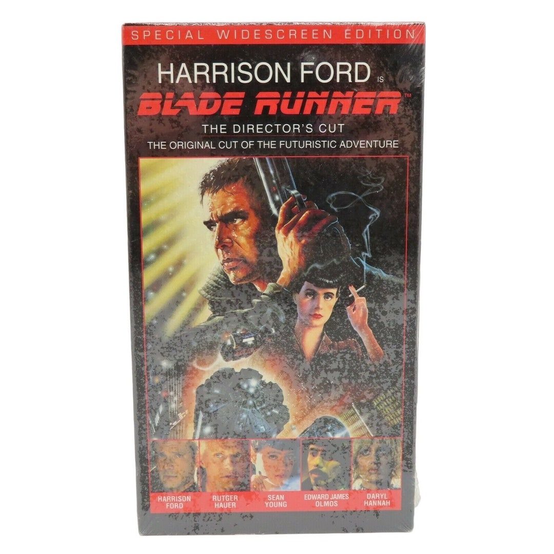 Blade Runner Directors Cut Vhs Tape 1999 Widescreen Upc Etsy