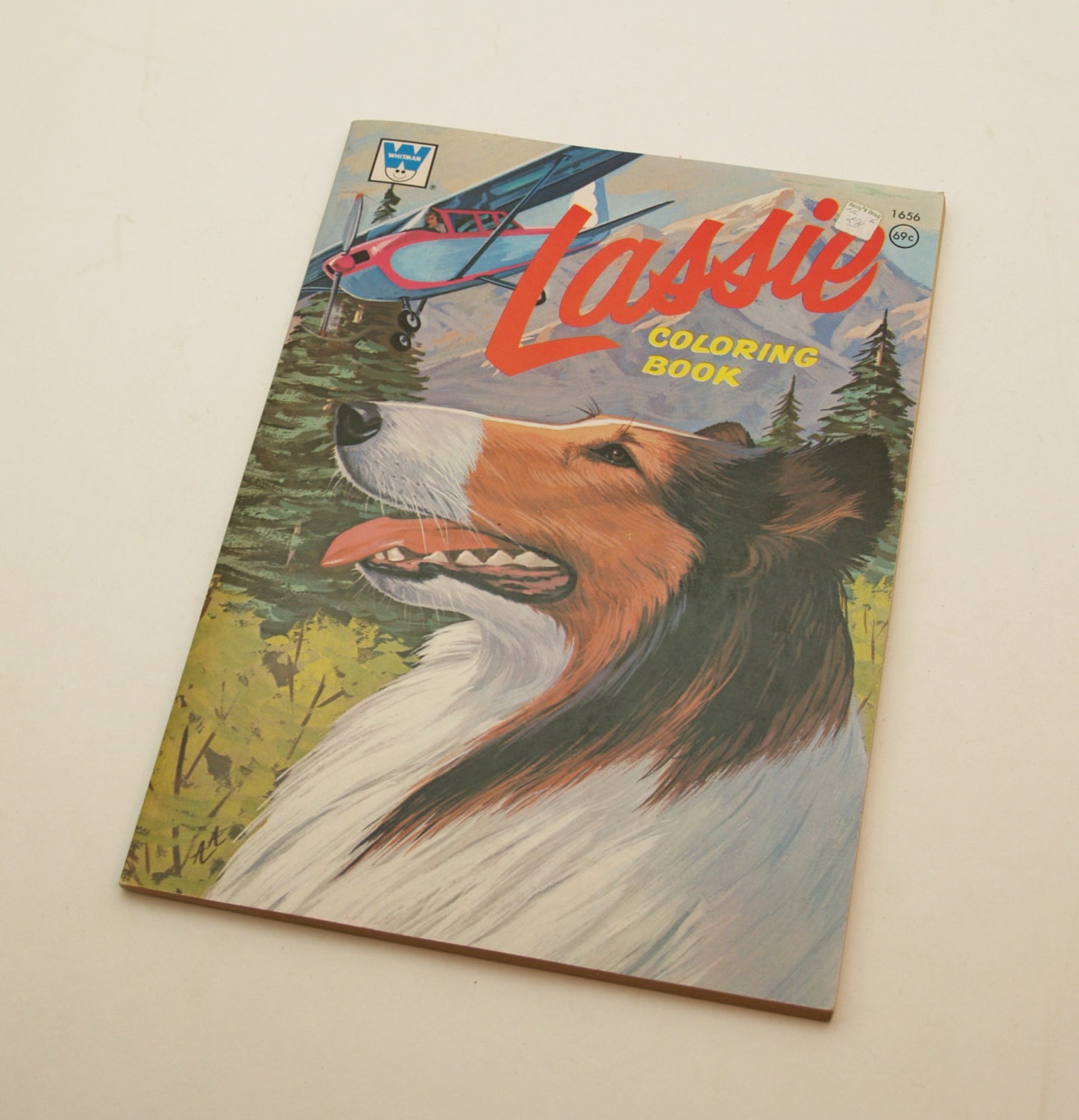 Vintage 1969 Unused Lassie Coloring Book - Etsy