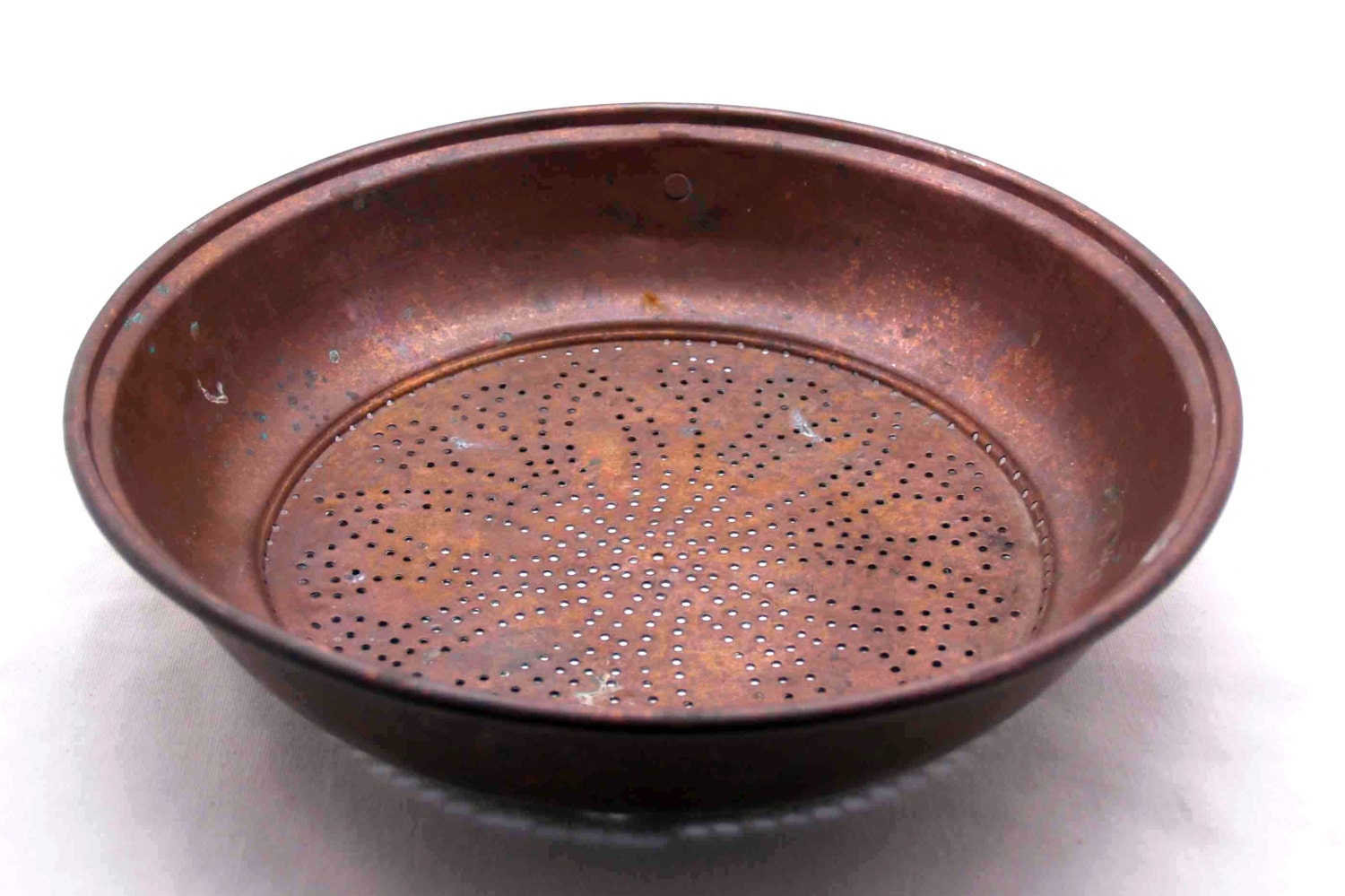 Copper Colander Strainer or Seive with Patina Copper Cookware | Etsy