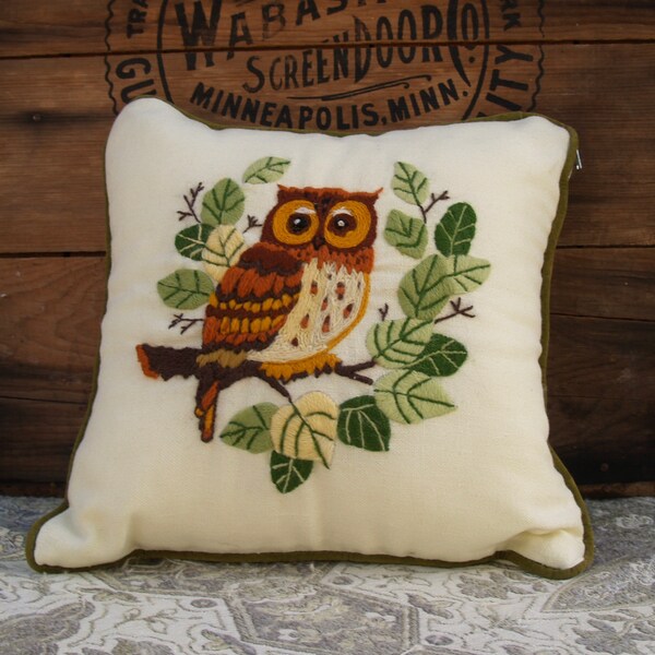 Owl Pillow - Etsy