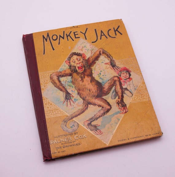 Antique Children's Book//monkey Jack and Other | Etsy