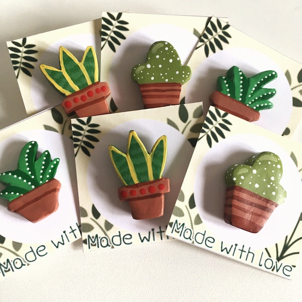 Clay Pin - Etsy