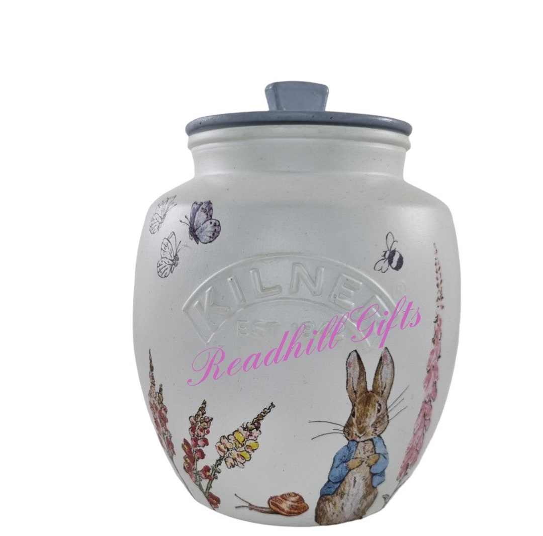 Hand Decoupaged 2ltr Peter Rabbit Kilner Jar - Etsy