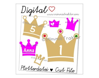 Plotterdatei krone - Etsy.de