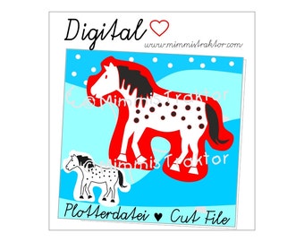 Plotterdatei pferd - Etsy.de