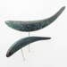 Verdigris Bronze Sculpture Garden Fish Handmade Welded Metal Art Green ...
