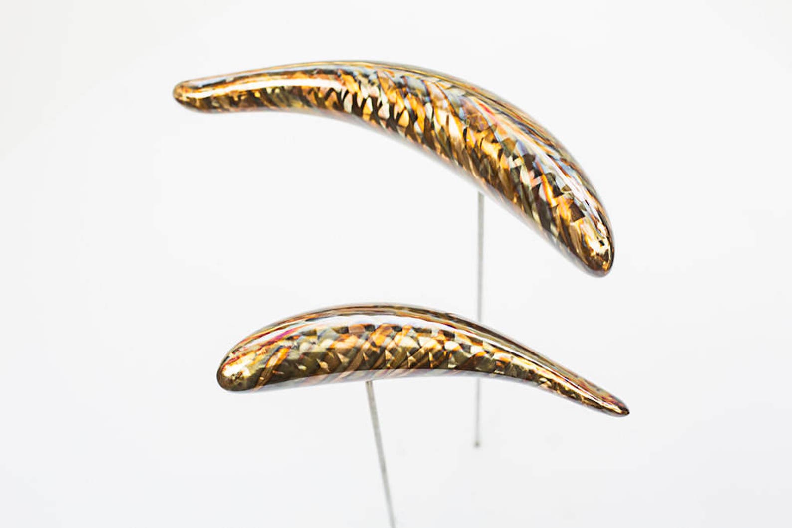 Bronze Sculpture Garden Fish Handmade Welded Metal Art Patina - Etsy