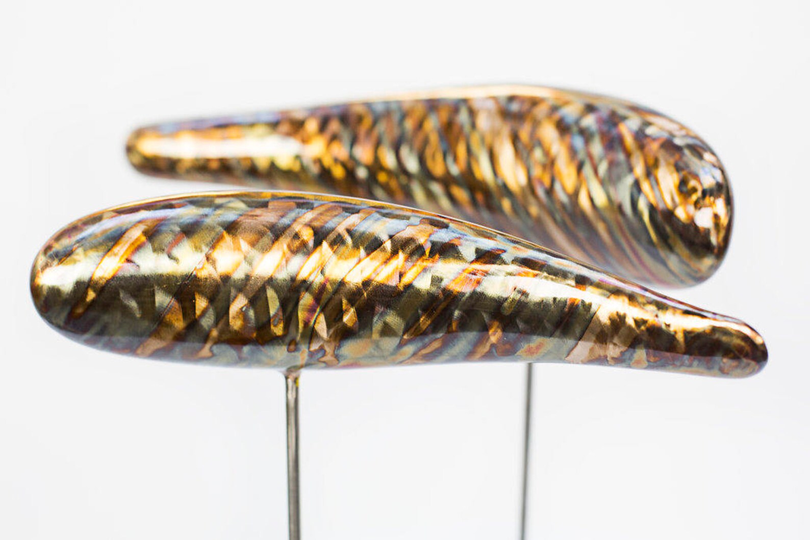 Bronze Sculpture Garden Fish Handmade Welded Metal Art Patina - Etsy