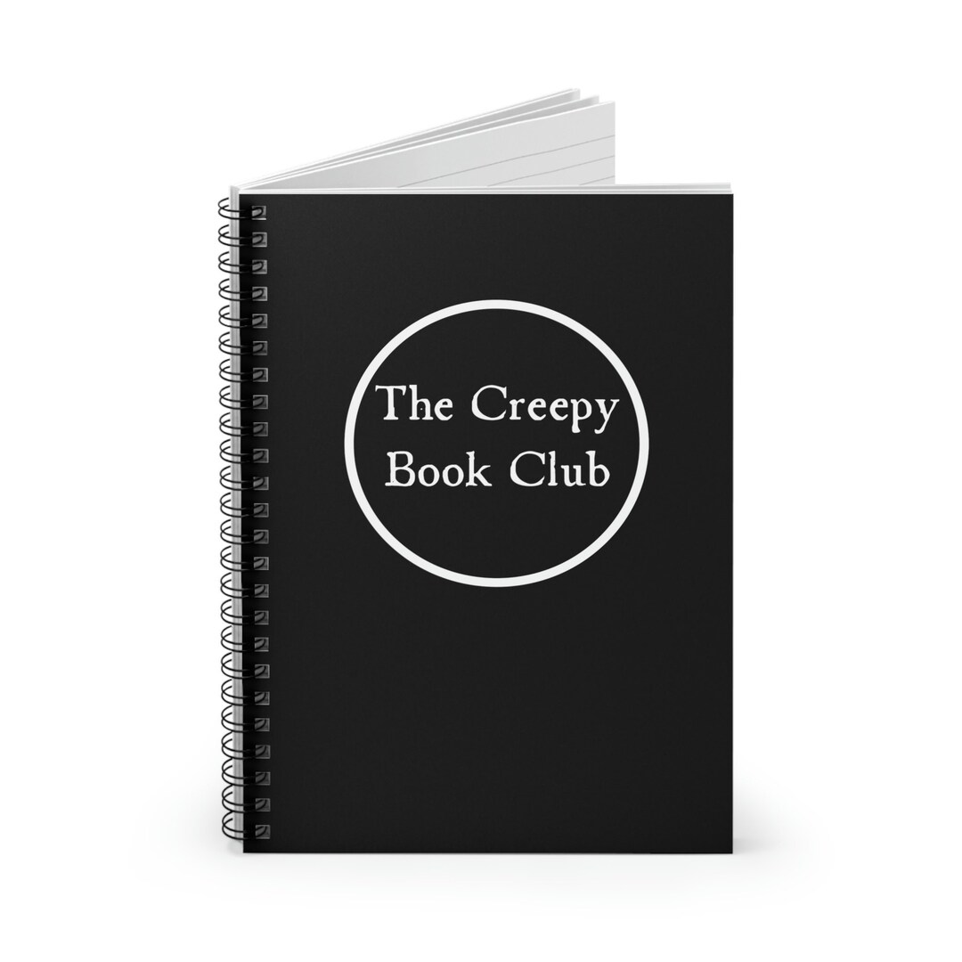 The Creepy Book Club Notebook, Book Club Journal, Spiral Notebook ...