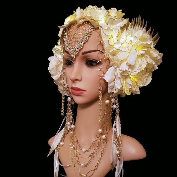 Bellydance Headpiece - Etsy