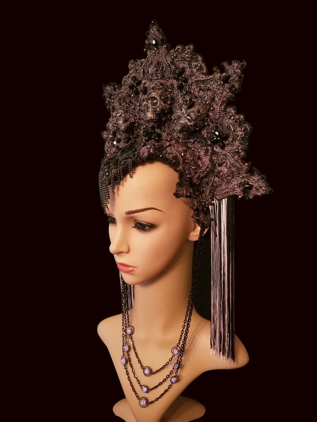 Guardian of the Catacombs - Baroque Vampire Gothic Steampunk Crown ...