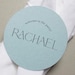 Wedding Place Cards, Round Place Cards, Wedding Placecard Coasters ...