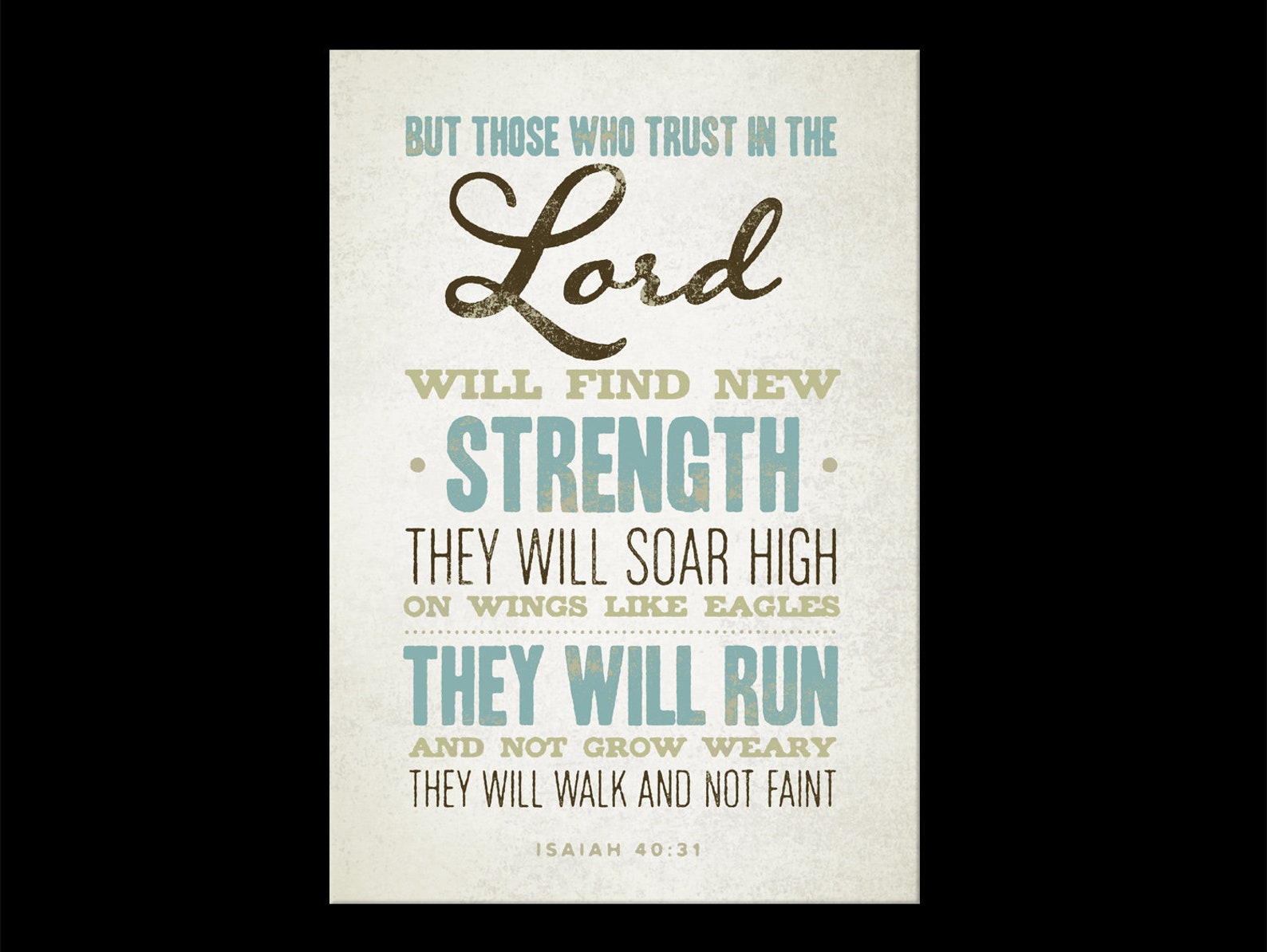 Bible Verse Canvas, Scripture Wall Art, Typography, Scripture Wall Art ...