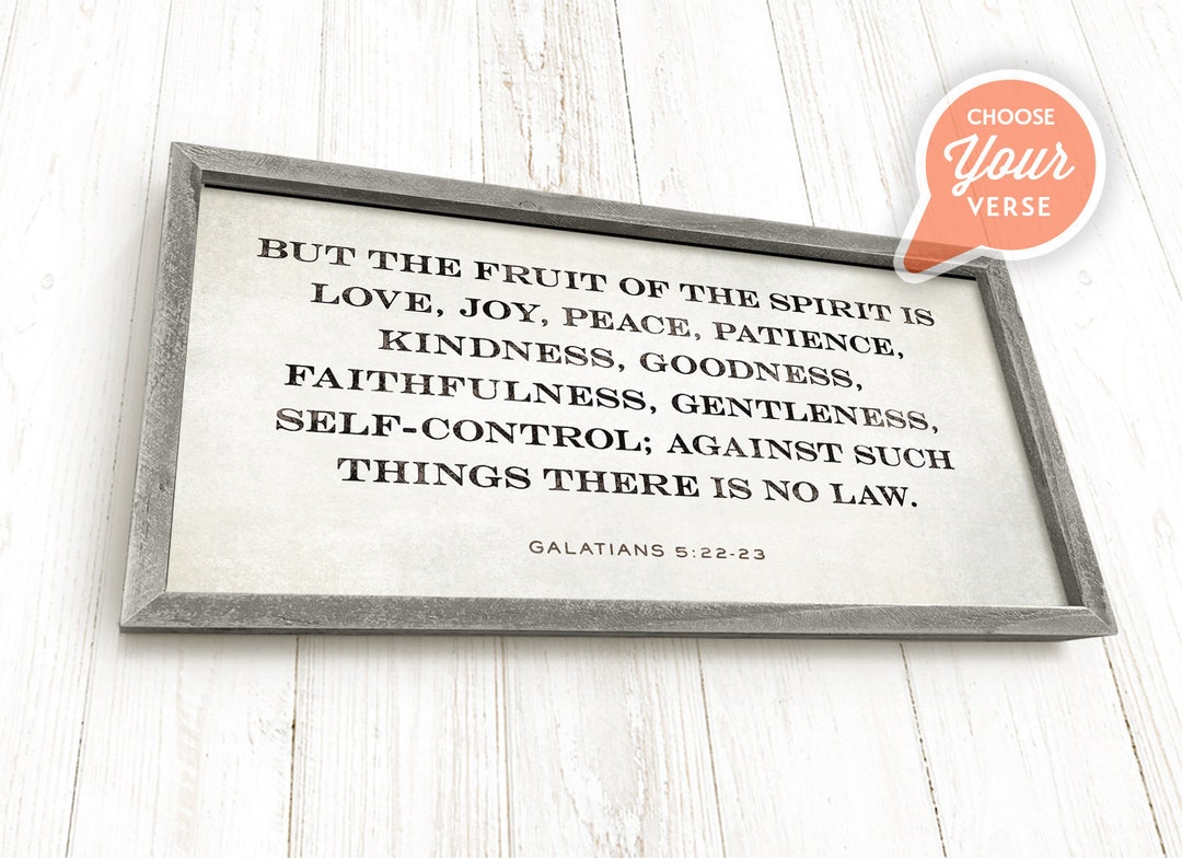 Custom Bible Verse Wall Art, Framed Bible Verse Sign, for Home, Custom ...