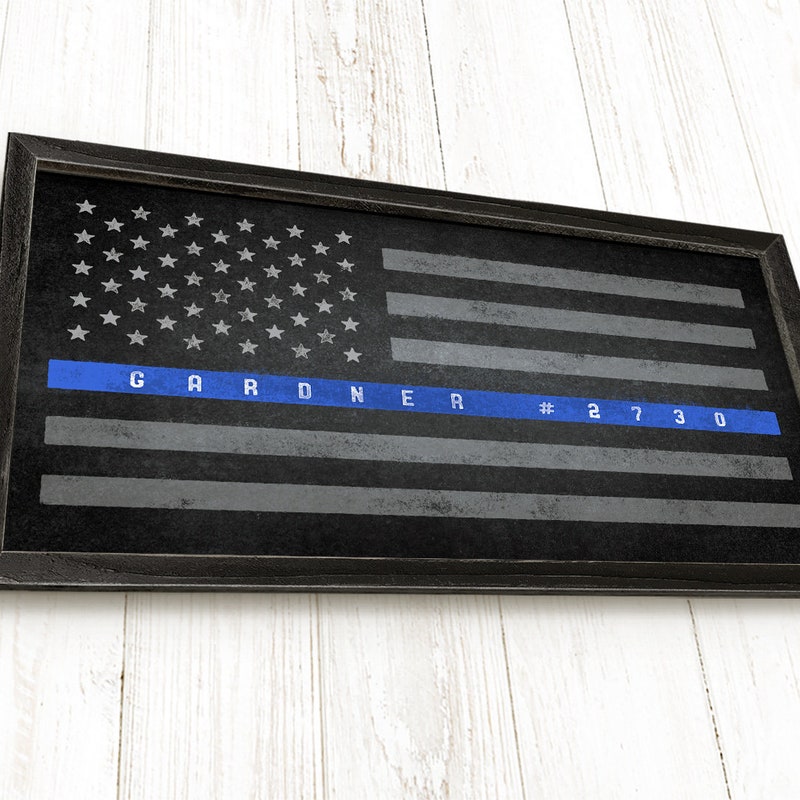 Thin Blue Line Decor - Etsy