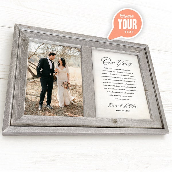 Vows Framed - Etsy
