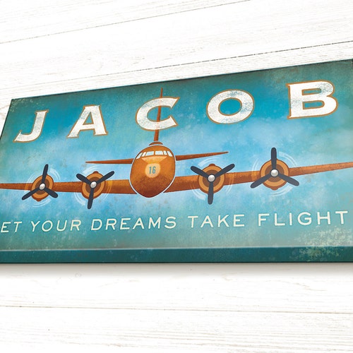 Jet Fuel Sign 5x7 Inches Vintage Airplane Party Baby | Etsy