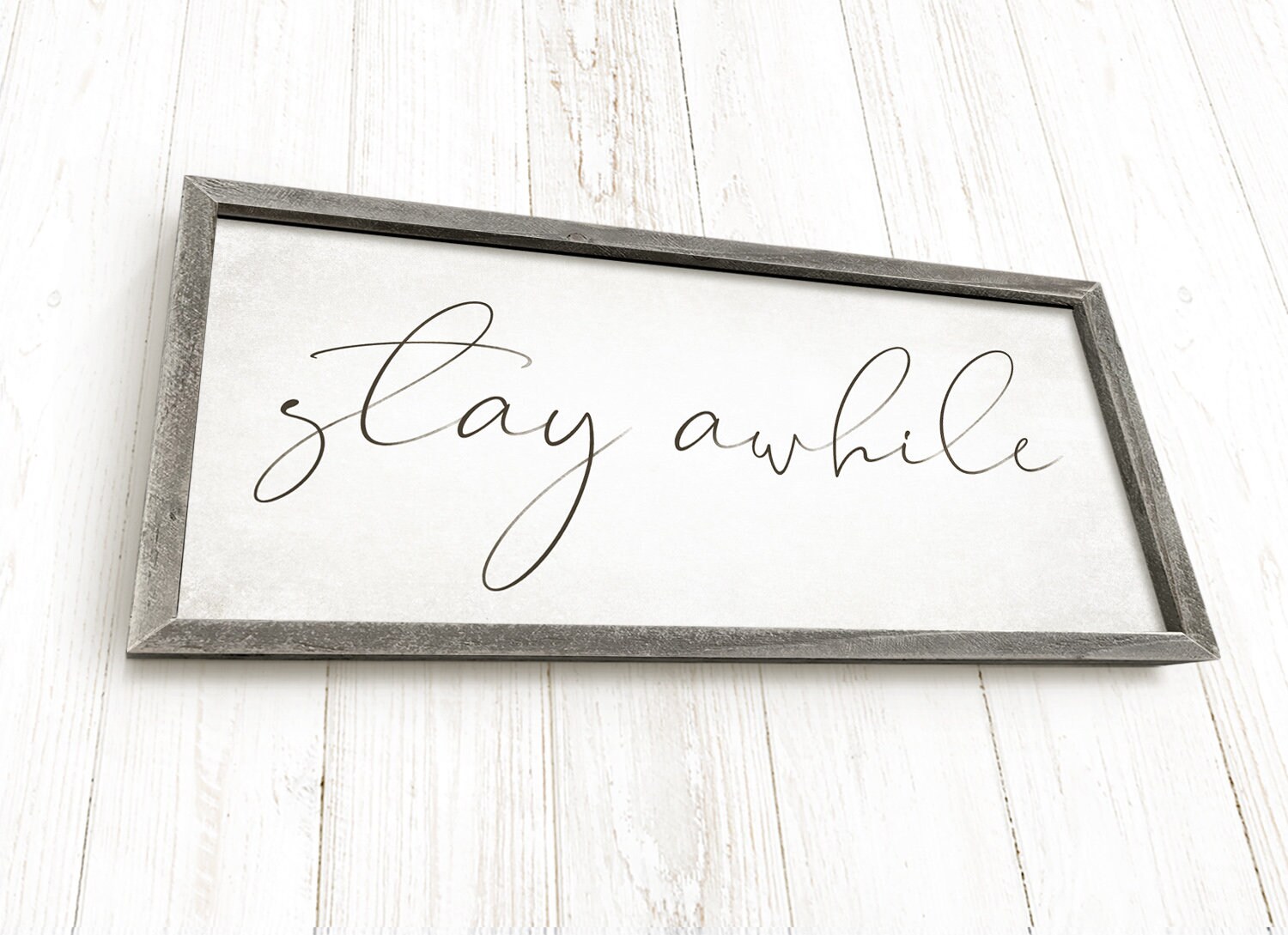 Stay Awhile Sign Stay Awhile Wall Decor Stay Awhile Wood | Etsy