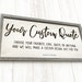 Your Custom Quote Sign Custom Wood Framed Sign on Canvas - Etsy