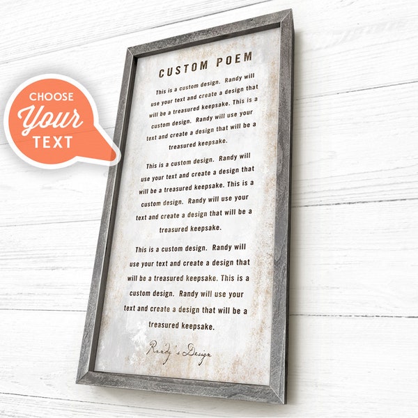 Custom Quote Frame - Etsy