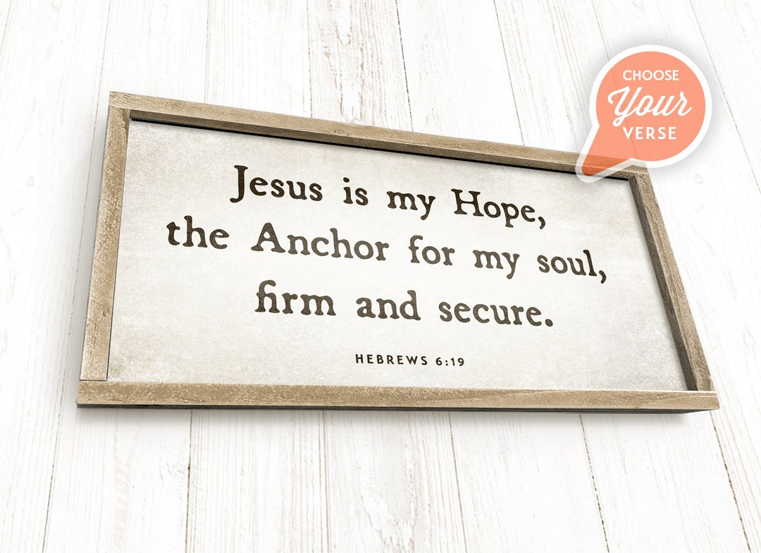 Custom Bible Verse Wall Art, Framed Bible Verse Sign, for Home, Custom ...