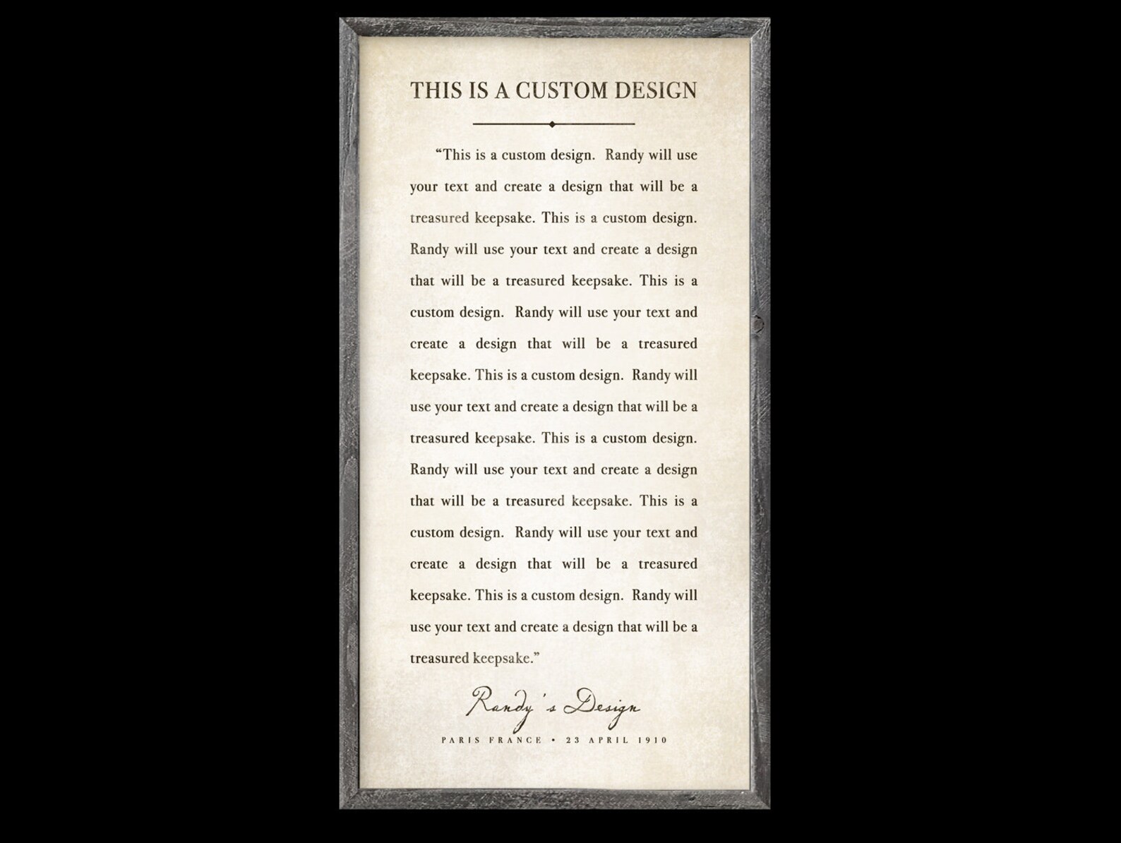 Custom Quote Frame Custom Quote Sign Farmhouse Sign Framed - Etsy