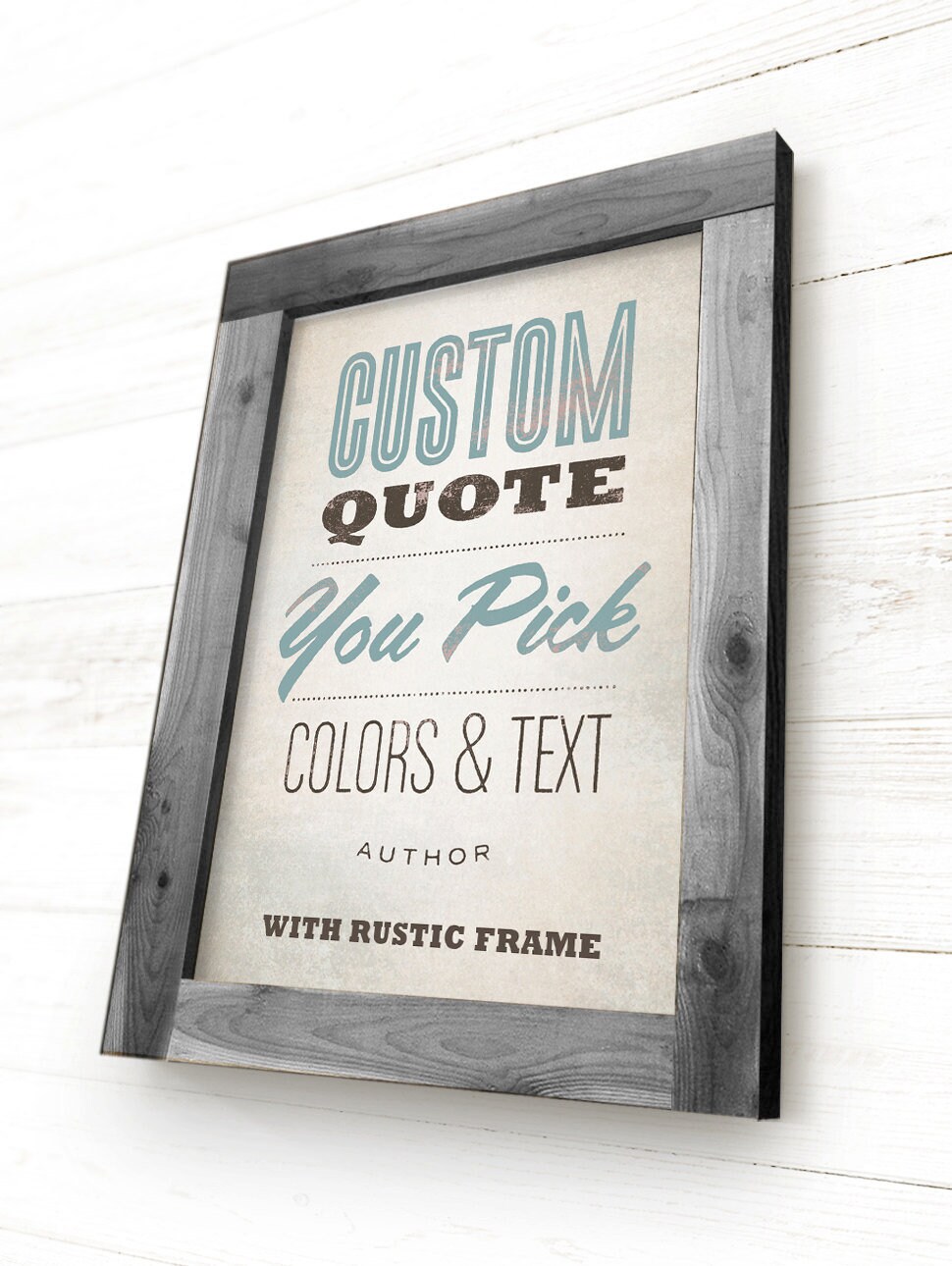 Canvas Framed Sign Custom Quote Canvas Custom Quote Sign | Etsy