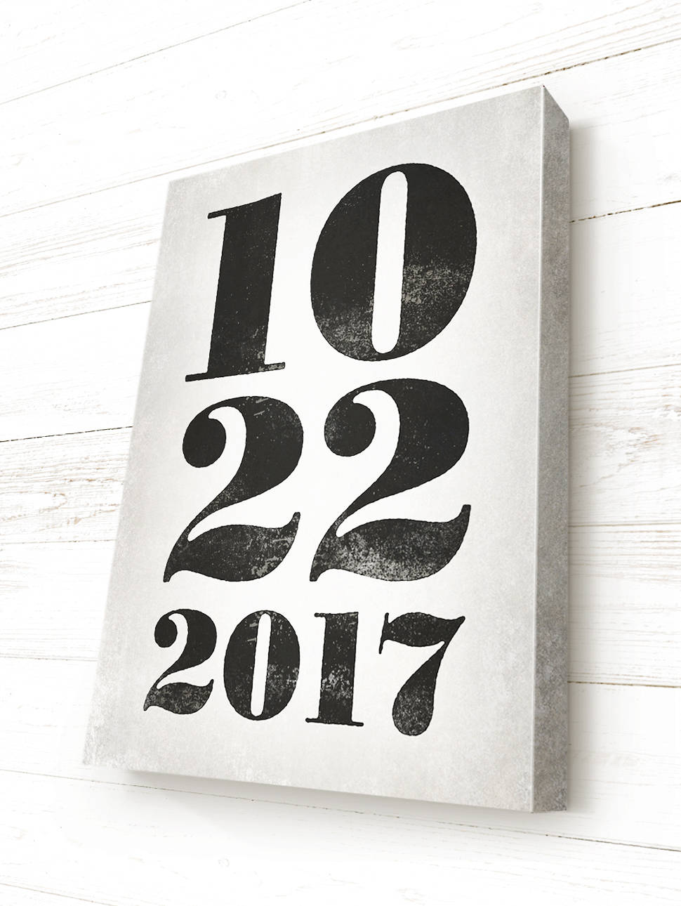 Wedding Date Sign Anniversary Date Sign Canvas Custom Date - Etsy