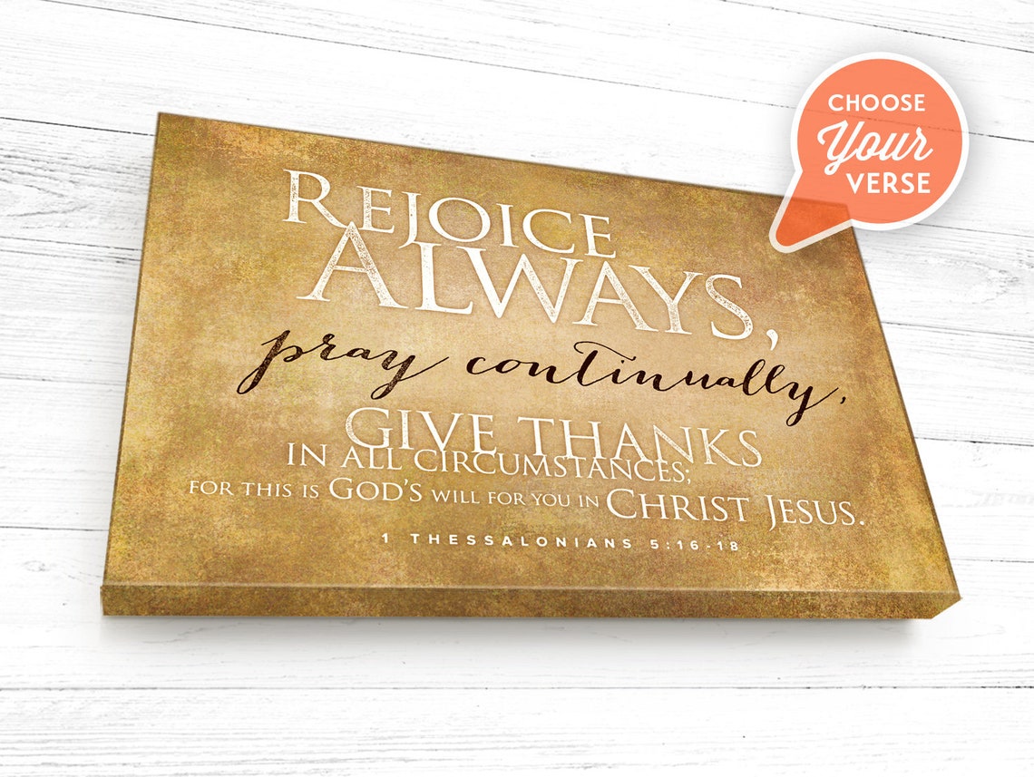 Custom Bible Verse on Canvas Scripture Wall Art Christian - Etsy