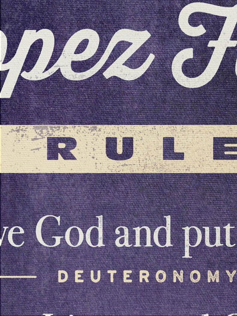 Family Rules Bible Verse Christian Family Rules Family | Etsy