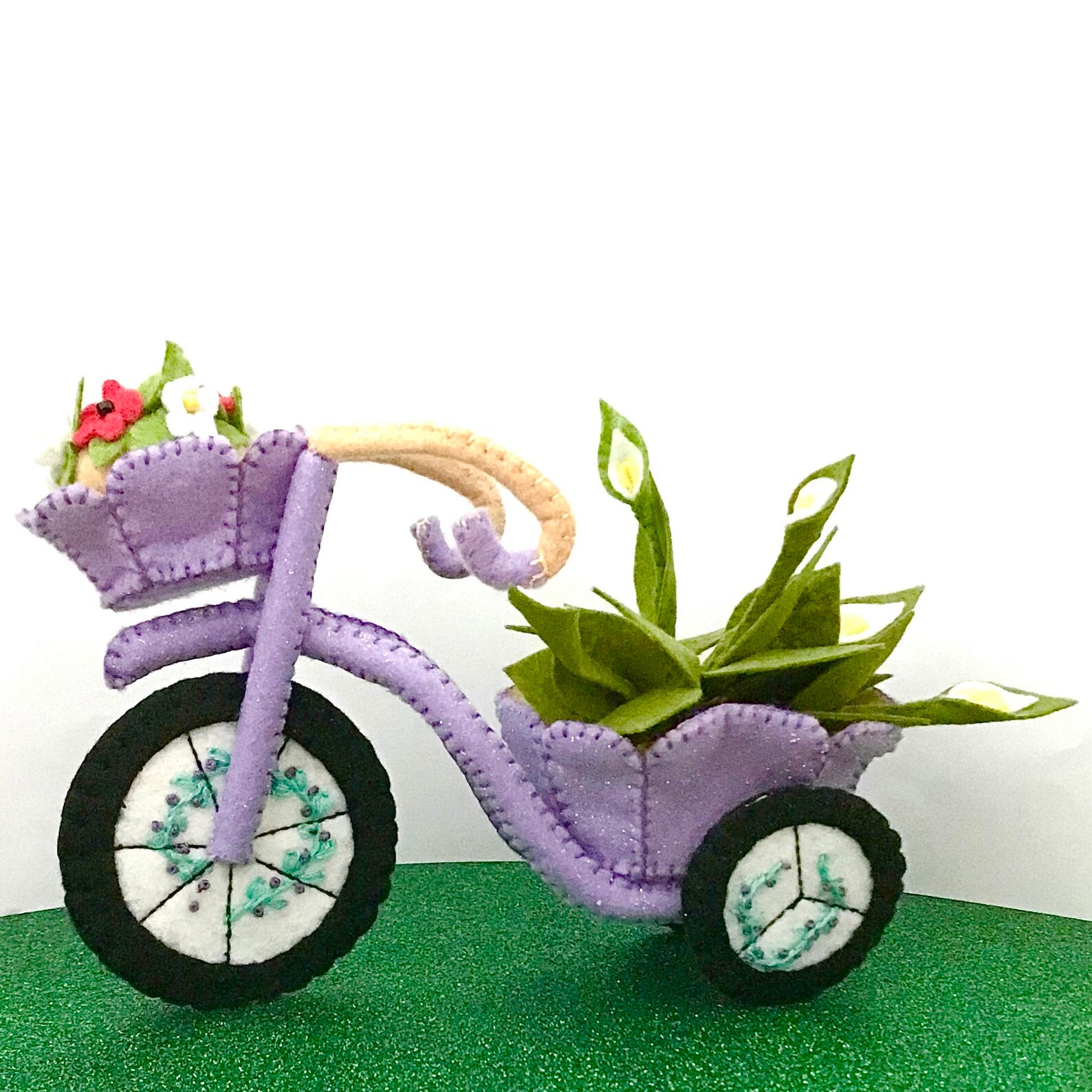Felt Flower Tricycle Sewing Pattern Trike PDF Sewing - Etsy UK