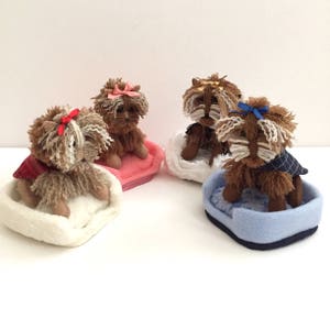 Yorkie Sewing Pattern Plushie Yorkie, Felt Yorkie, Sewing Tutorial ...