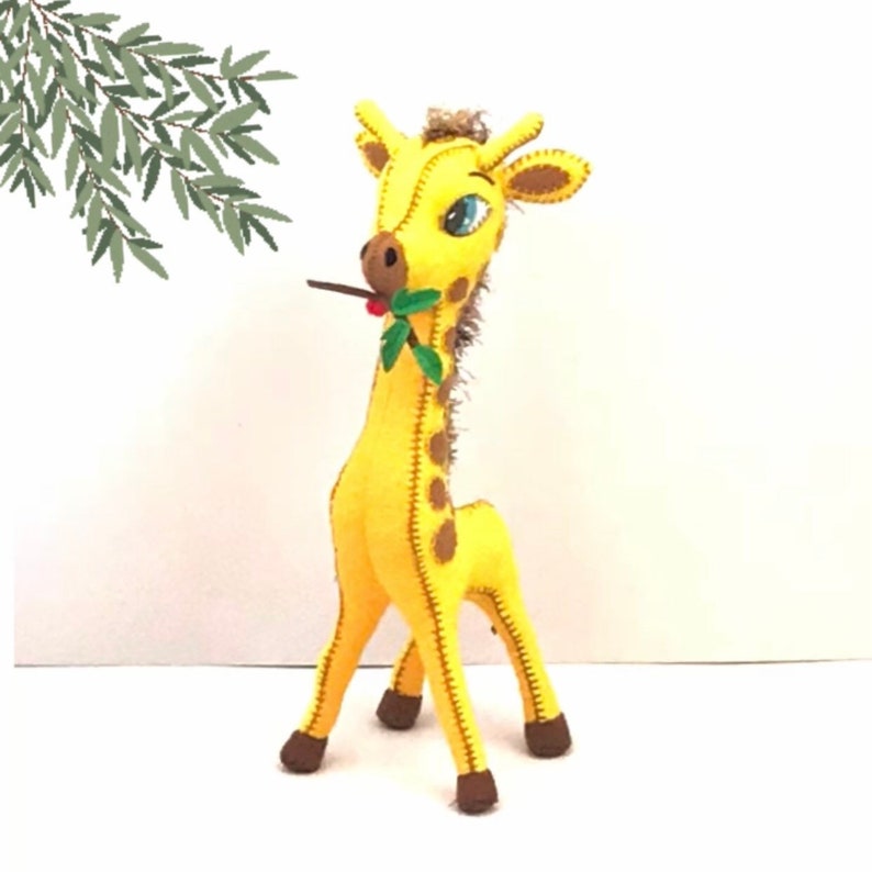 Felt Giraffe Sewing Pattern Plushie Giraffe Cute Giraffe | Etsy