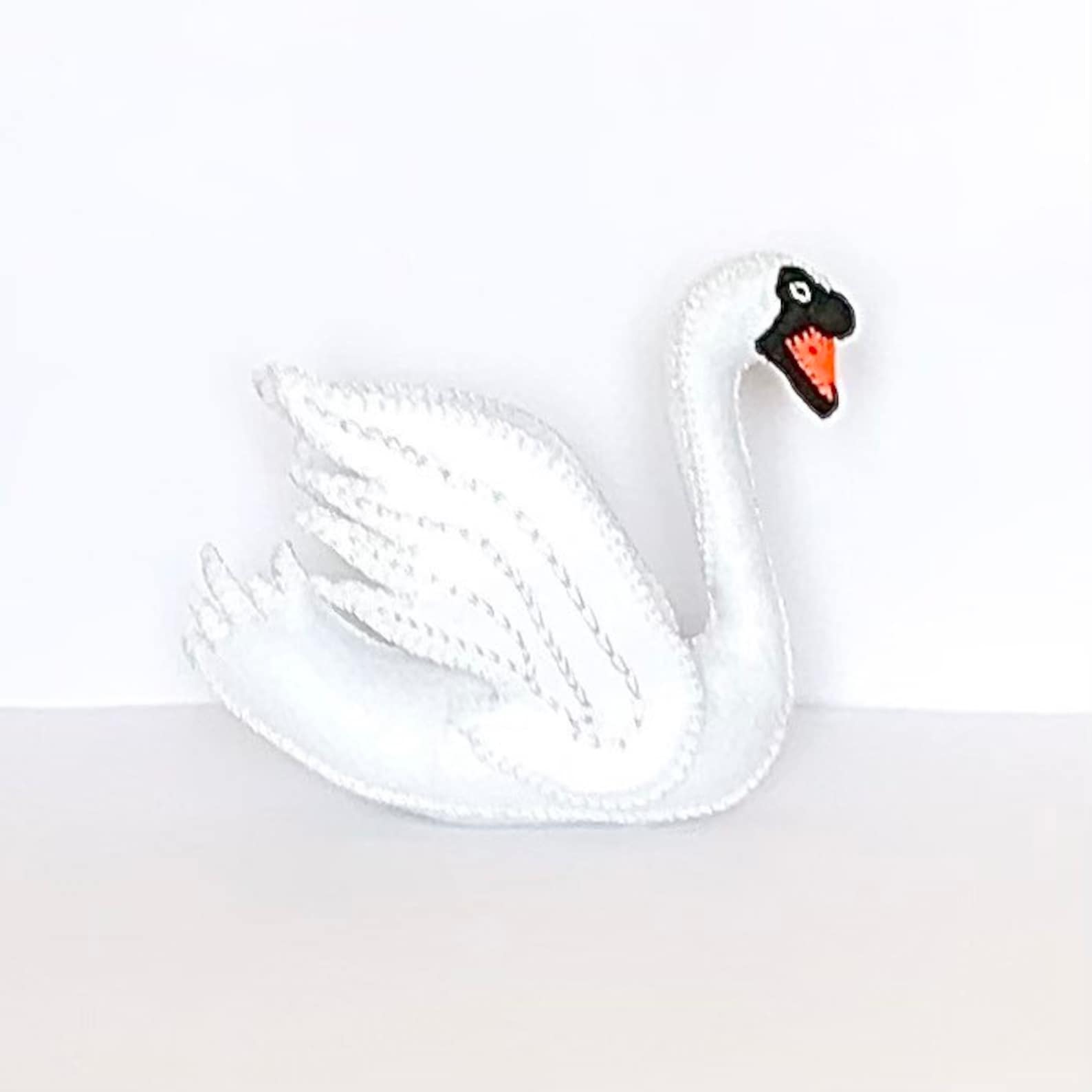 Felt Swan Sewing Pattern Tutorial Plushie Toy Decor Male - Etsy