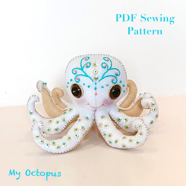 Stuffed Octopus Sewing Pattern - Etsy