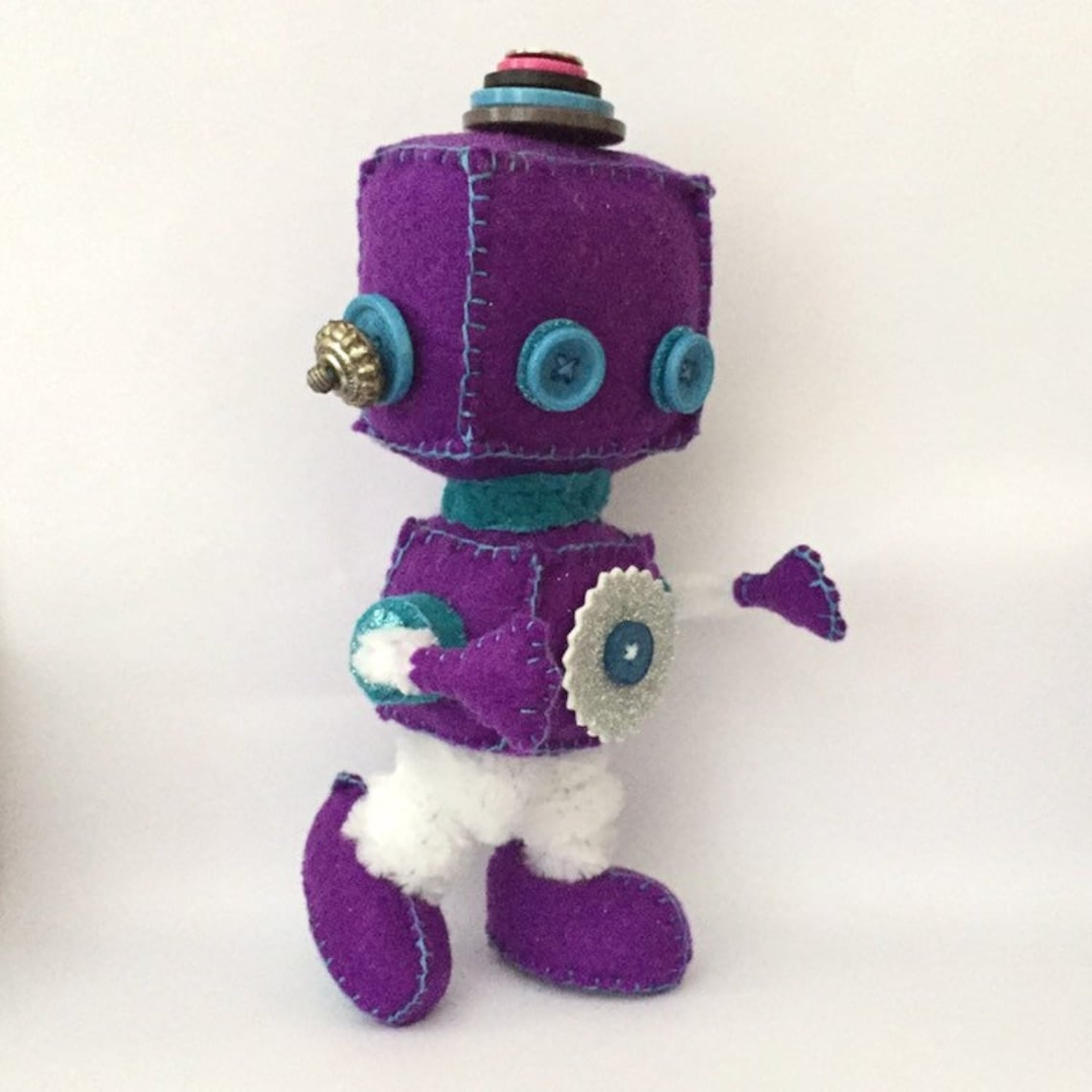 Felt Robot Sewing Pattern Felt Man Robot Sewing Pattern PDF | Etsy