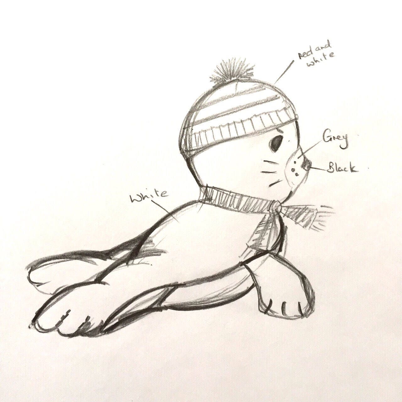 Felt Seal Sewing Pattern Felt Seal Plushie Toy Seal | Etsy