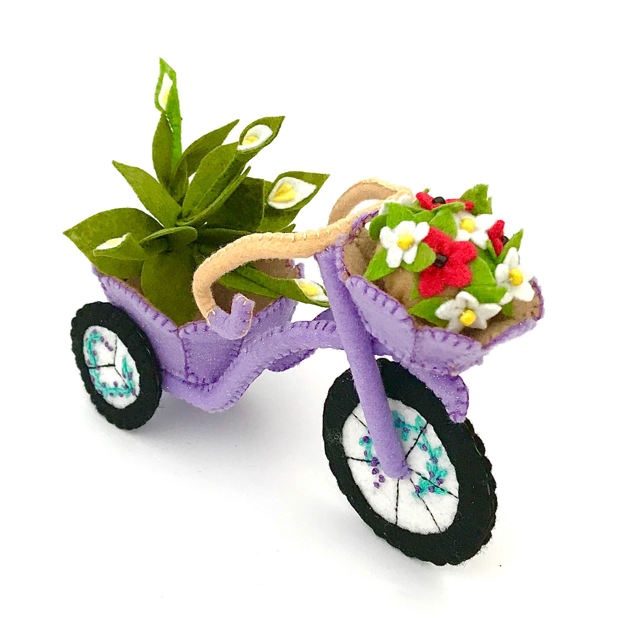Felt Flower Tricycle Sewing Pattern Trike PDF Sewing - Etsy UK