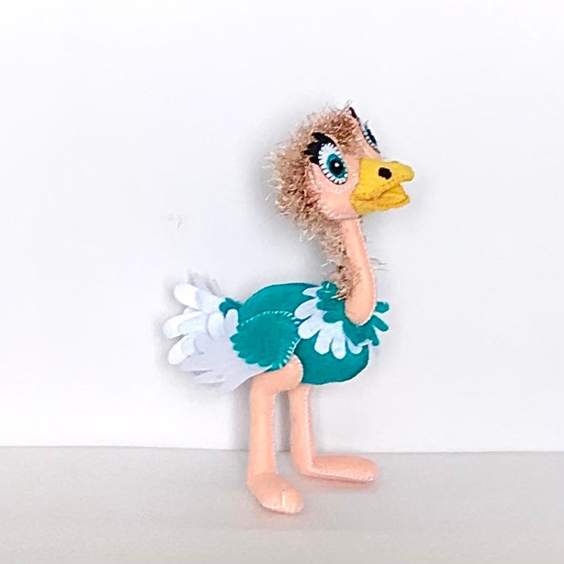 Felt Ostrich PDF Sewing Patterns - Kidsroom Decor, Craft Project ...