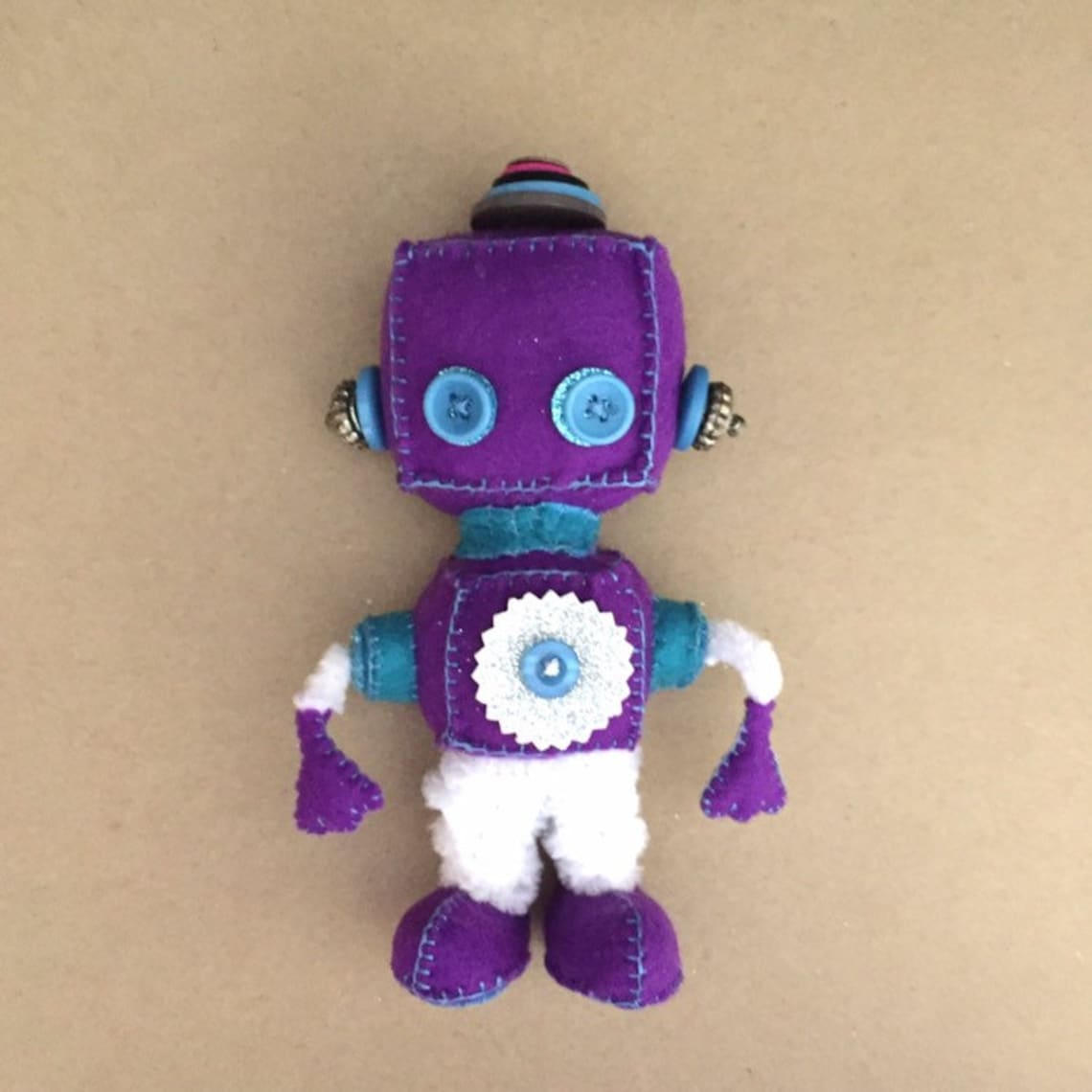 Felt Robot Sewing Pattern Felt Man Robot Sewing Pattern PDF | Etsy