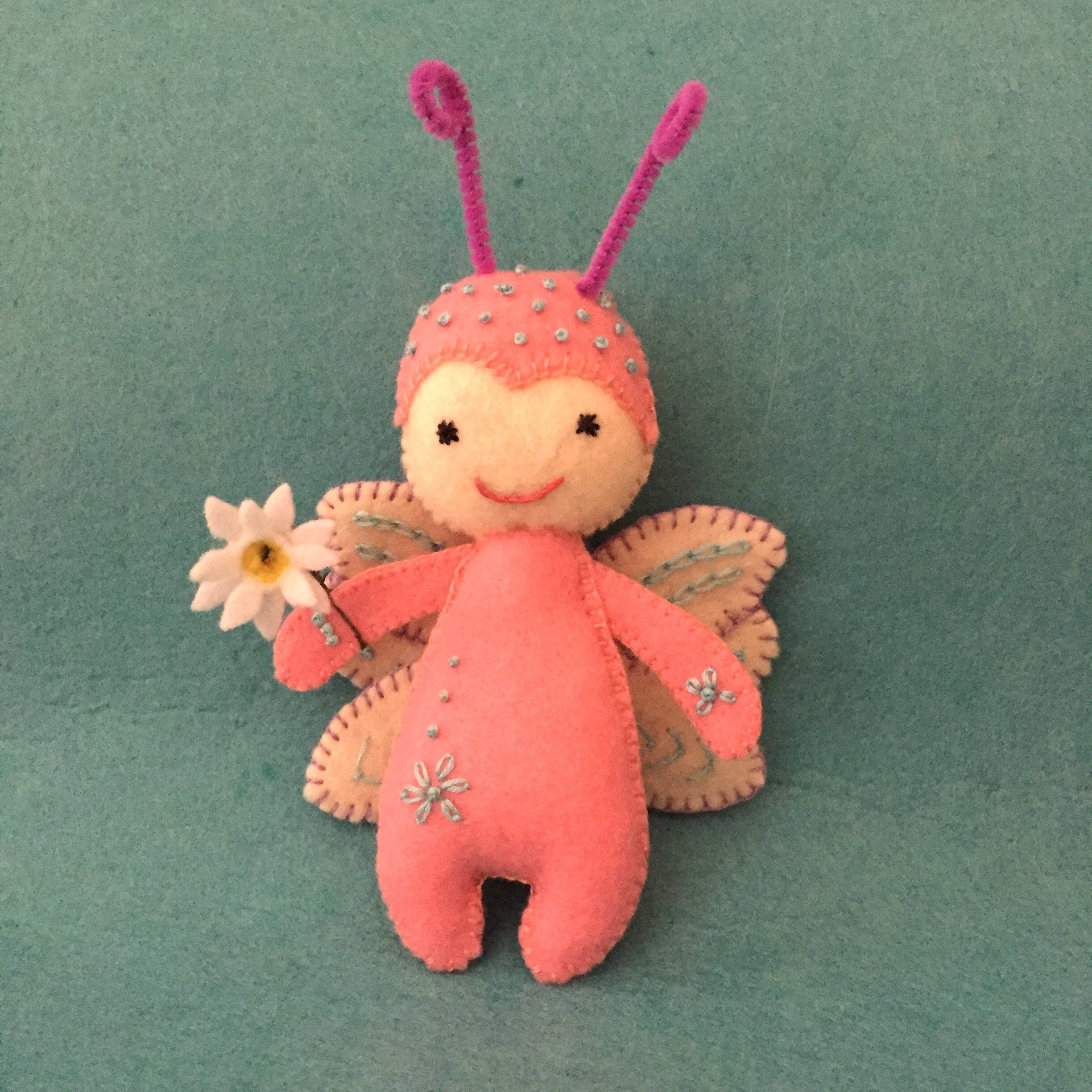 Felt Lady Bug Sewing Pattern Butterfly Sewing Pattern Felt | Etsy UK