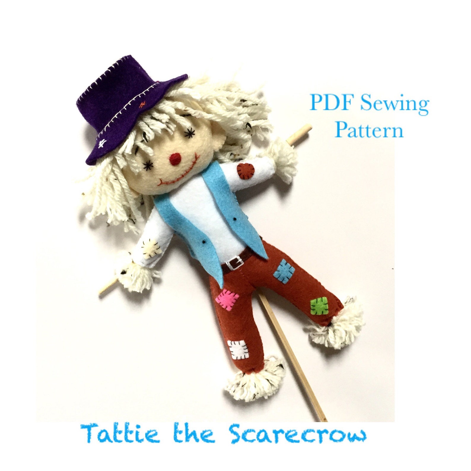 Scarecrow Sewing Pattern PDF Sewing Pattern Scarecrow PDF - Etsy
