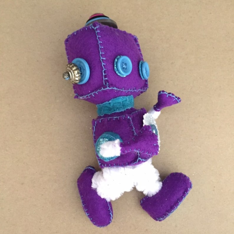 Felt Robot Sewing Pattern Felt Man Robot Sewing Pattern PDF | Etsy