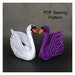 Felt Swan Sewing Pattern Tutorial Plushie Toy Decor Male - Etsy UK